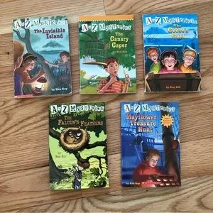 Other | Vintage Bundle Set Of 5 A To Z Mysteries By Ron Roy Paper Back ...